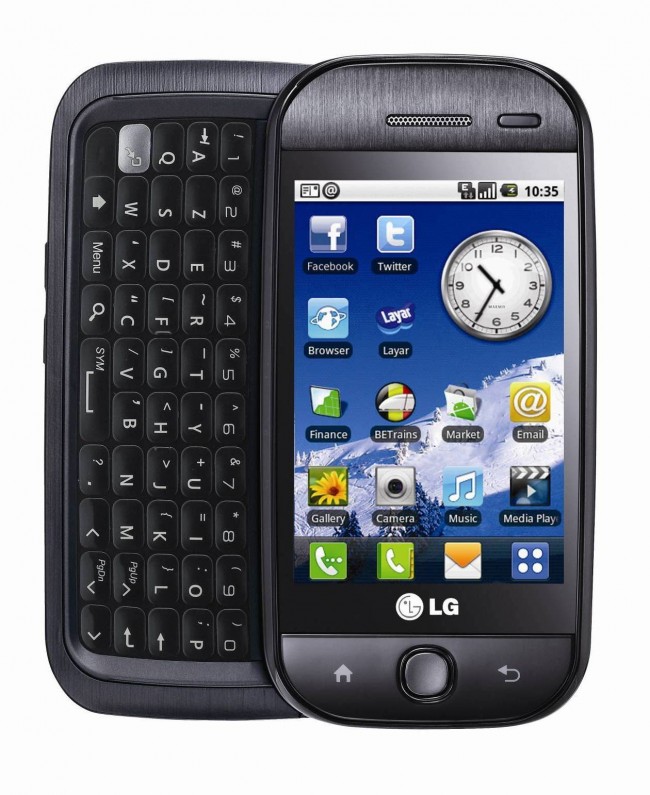 LG Belgique lance son "In Touch GW620" (Android) à 299 euros - BeMobile