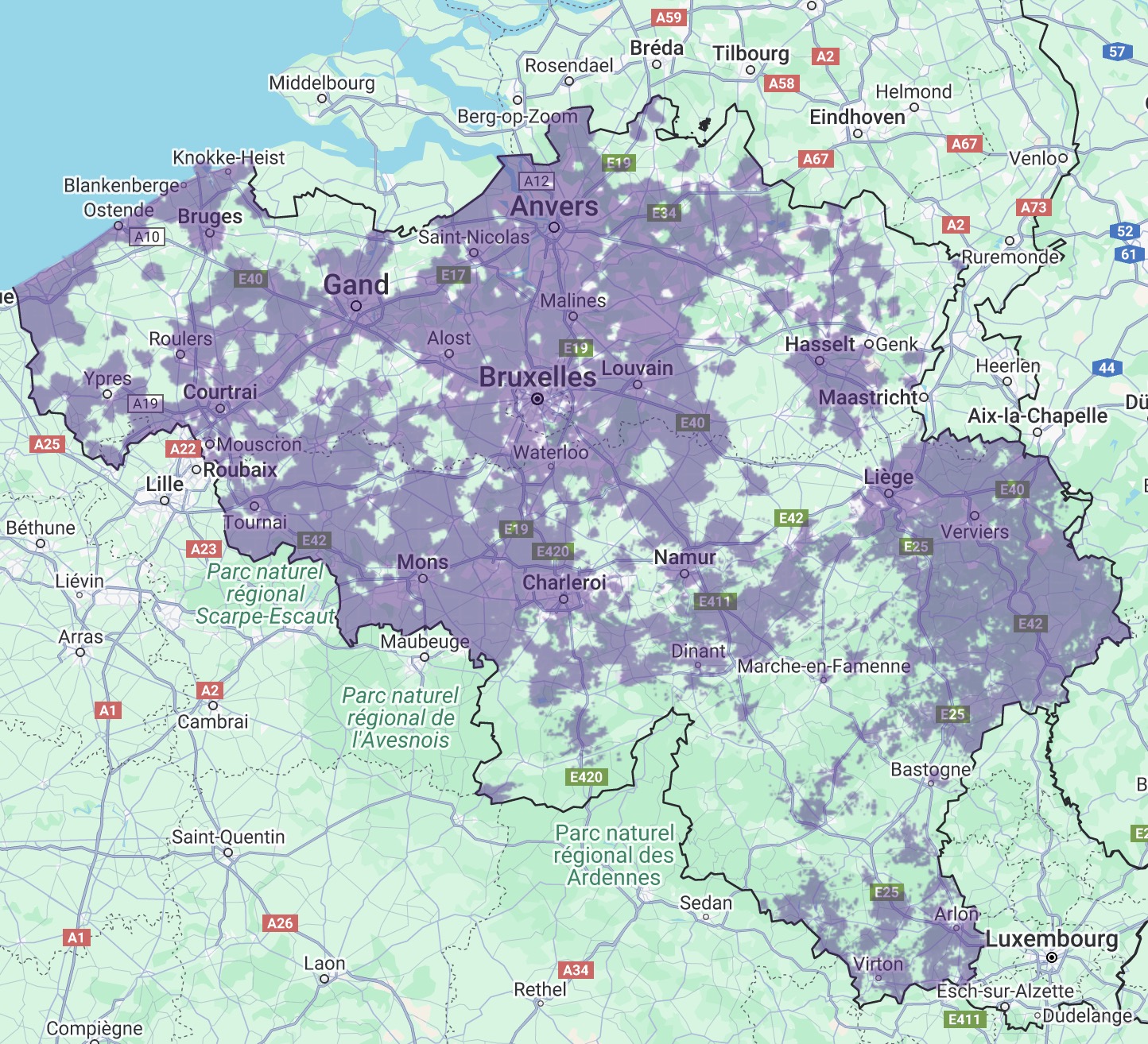 Janvier 2025 : où en sont les réseaux 5G en Belgique ? - BeMobile